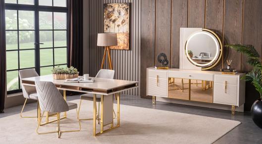 Life Aytaşı Modern Yemek Odası Takımı | Mobilyamevime | Mobilyamevime